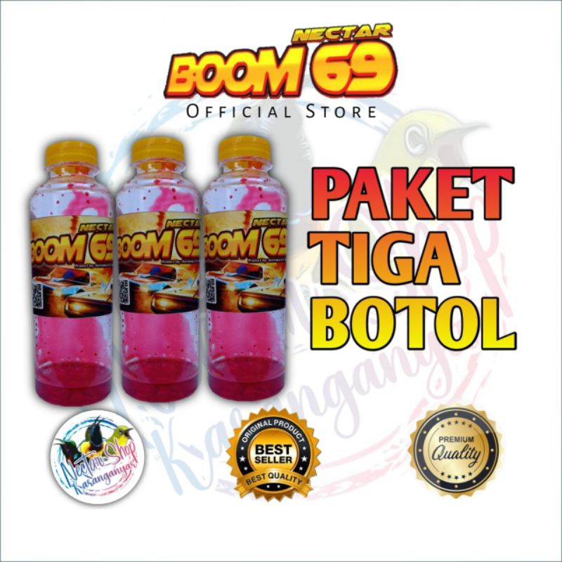 Jual Nectar Boom 69 Paket 3 Botol | Shopee Indonesia