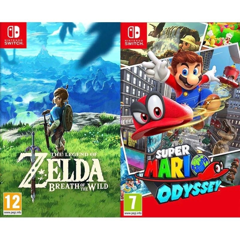 Jual 2in1 The Legend of Zelda:Breath of The Wild+Super Mario Odyssey(Nintendo Switch)Digital ...