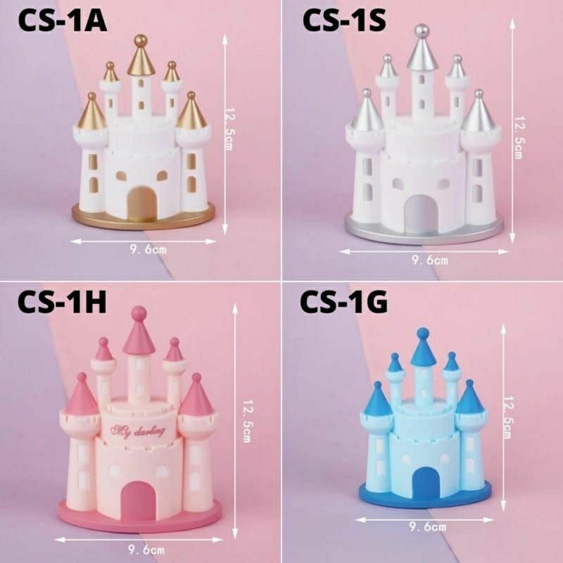 Jual {JS} PAJANGAN CAKE CASTLE ISTANA KARTUN 3D KASTIL ISTANA PRINCESS ...