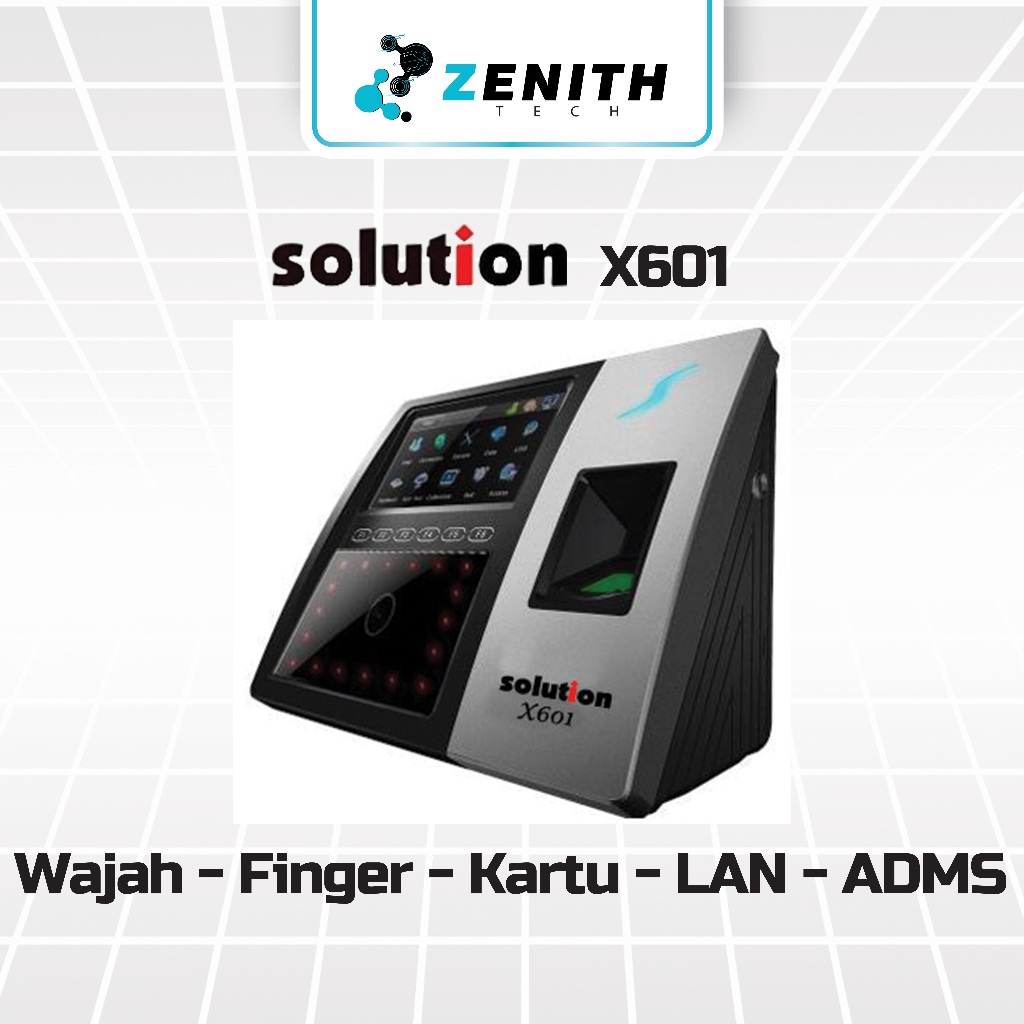 Jual Solution X601 - Mesin Absensi Wajah Solution X601 - Mesin Absensi Wajah GEISA - Support ...