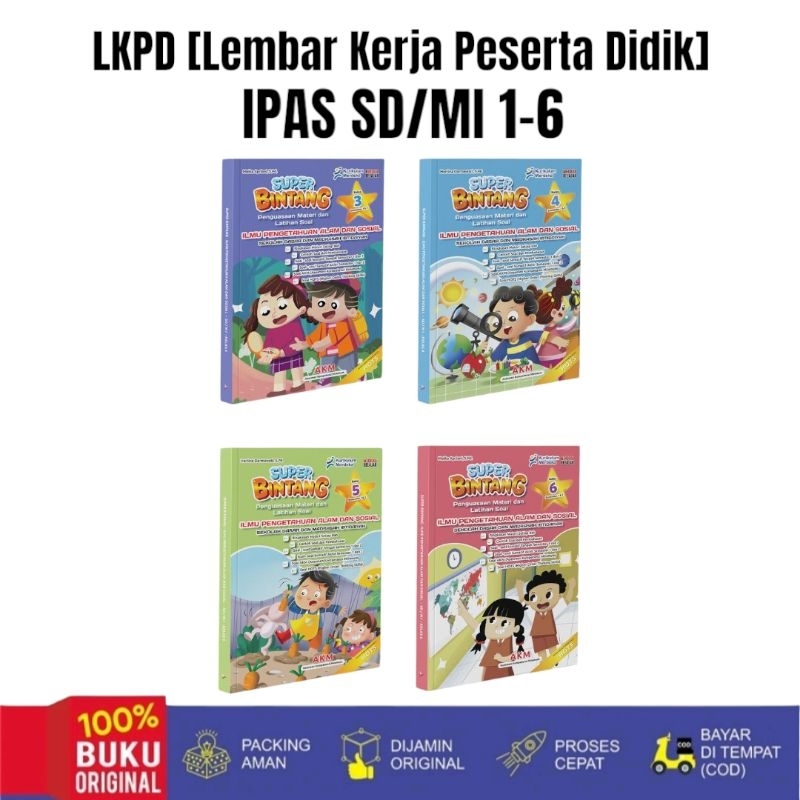 Jual SUPER BINTANG LKPD [lembar kerja peserta didik] IPAS kurikulum ...