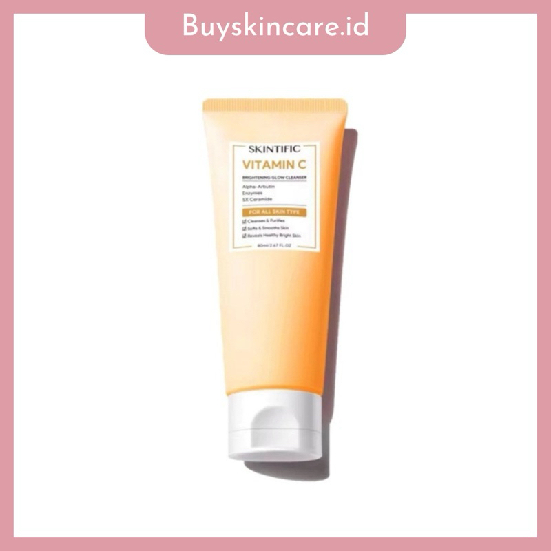 Jual SKINTIFIC Vitamin C Brightening Cleanser 80ml | Shopee Indonesia