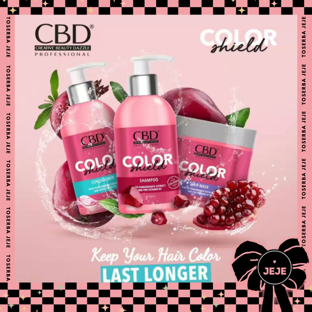 Jual CBD Color Shield Series Daily Treatment Shampoo Conditioner Hair ...