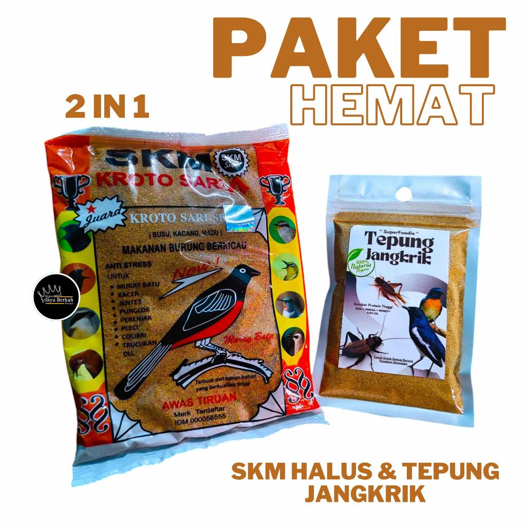 Jual SKM KROTO SARI HALUS PAKET HEMAT 2 IN 1 PLUS TEPUNG KROTO/JANGKRIK ...