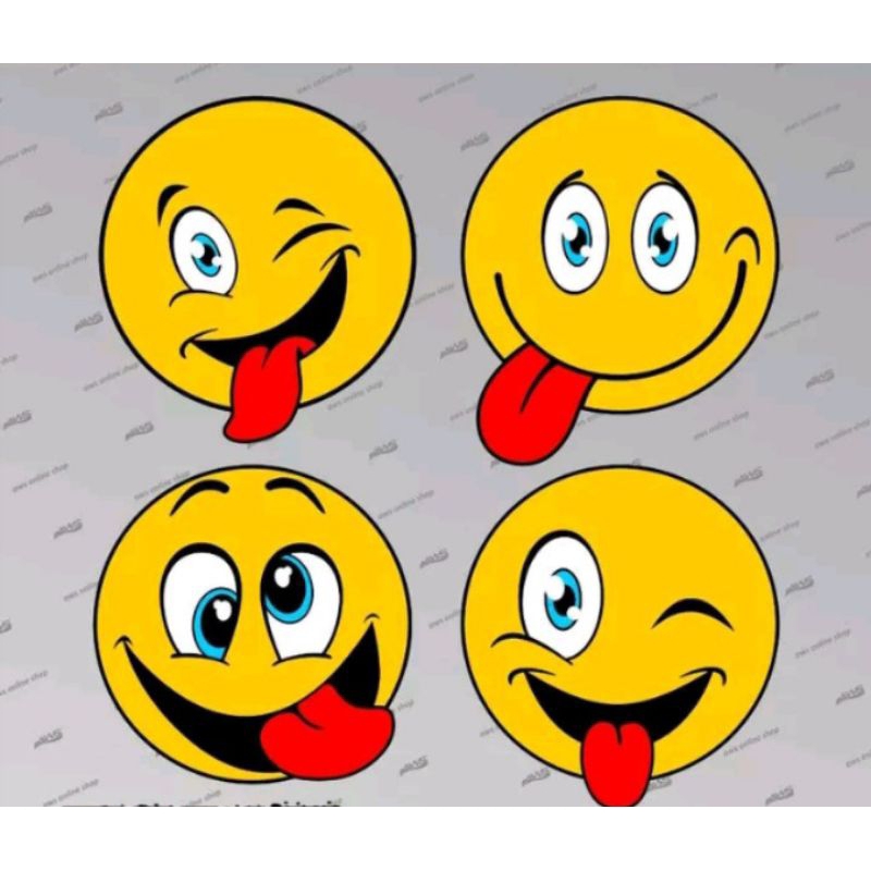 Jual Sticker Smile Melet Emoji Big Size | Shopee Indonesia