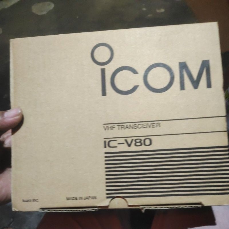 Jual ICOM IC V80 ORIGINAL JAPAN HT ICOM IC-V80 RADIO KOMUNIKASI VHF ...