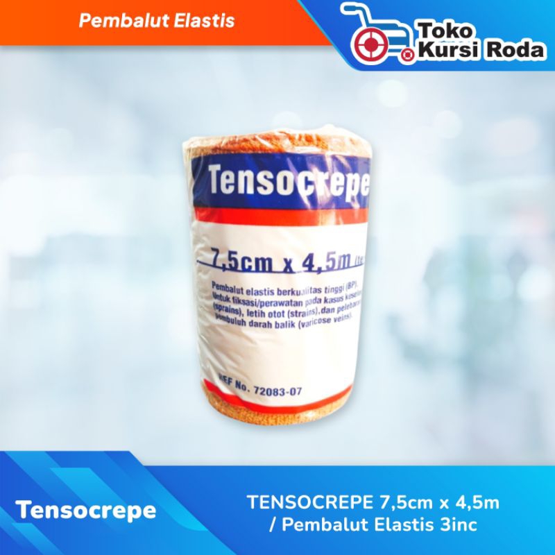 Jual TENSOCRAPE Perban Elastis 3" 7,5cm x 4,5m | Shopee Indonesia