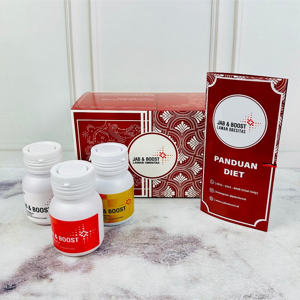 Jual Jab & Boost PRODUK DIET Dokter Spesialis Turun 4 - 8 Kg 1 Bulan ...
