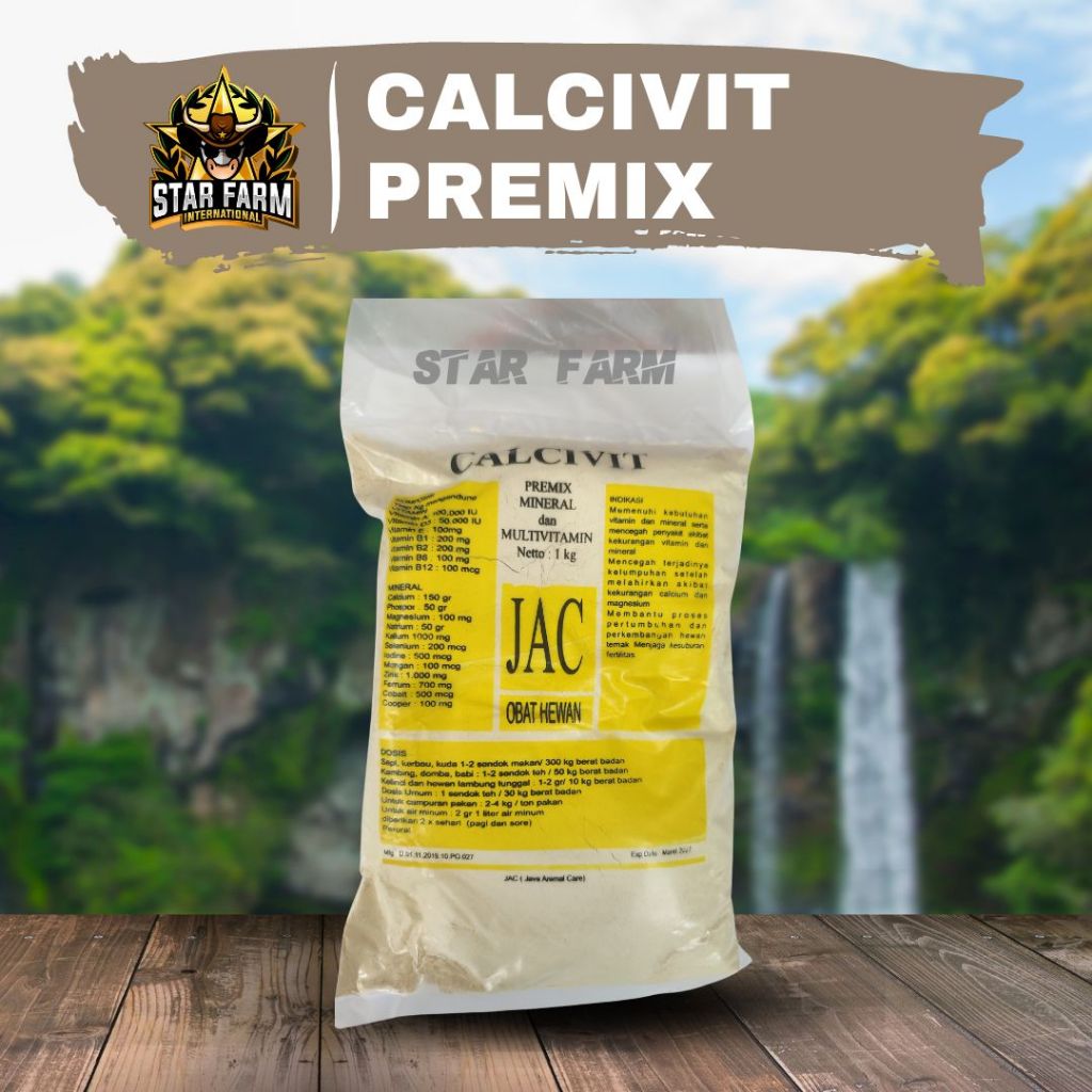 Jual Calcivit Premix(calcium, multivitamin, mineral) - Star farm ...