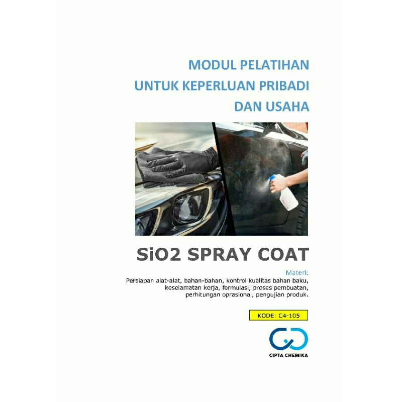 Jual Modul Pelatihan Membuat SiO2 Spray Coat | Shopee Indonesia