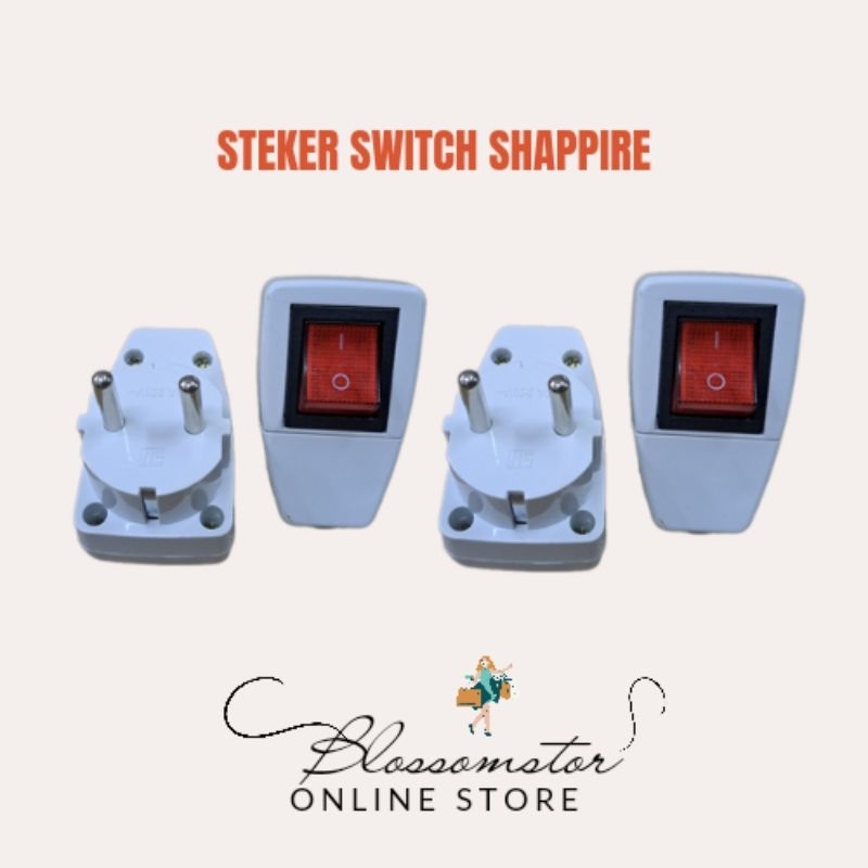 Jual STEKER LISTRIK SWITCH SAPPHIRE 10 A 250 V / COLOKAN SAKLAR LISTRIK ...