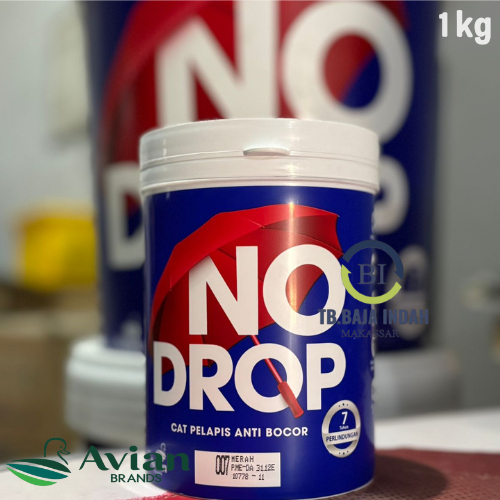 Jual CAT TEMBOK NO DROP/CAT WATERPROOFING /CAT PELAPIS ANTI BOCOR 1KG | Shopee Indonesia