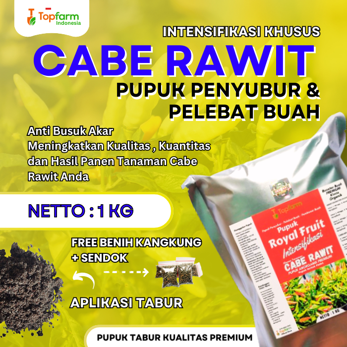 Jual Pupuk Cabe Rawit Terbaik / Pupuk Pelebat Buah Cabe Rawit / Pupuk Cabe Rawit Agar Berbuah ...