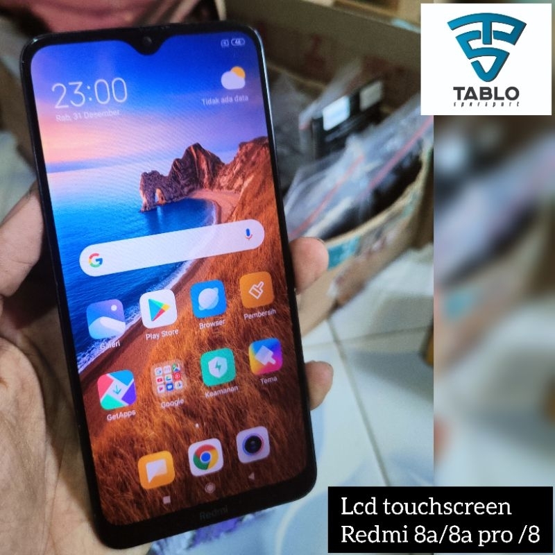 Jual LCD touchscreen frame Xiaomi redmi 8 8A 8A pro original copotan hp ...