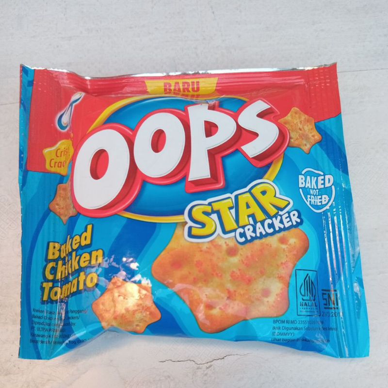 Jual Oops Crispy Crackers Rasa Baked Chicken Tomato | Shopee Indonesia Jual Oops Crispy Crackers Rasa Baked Chicken Tomato | Shopee Indonesia