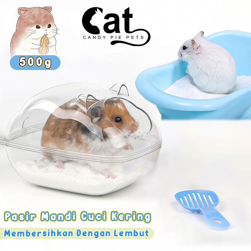Jual Tempat Mandi Hamster Transparent Pasir Mandi Hamster Kandang ...