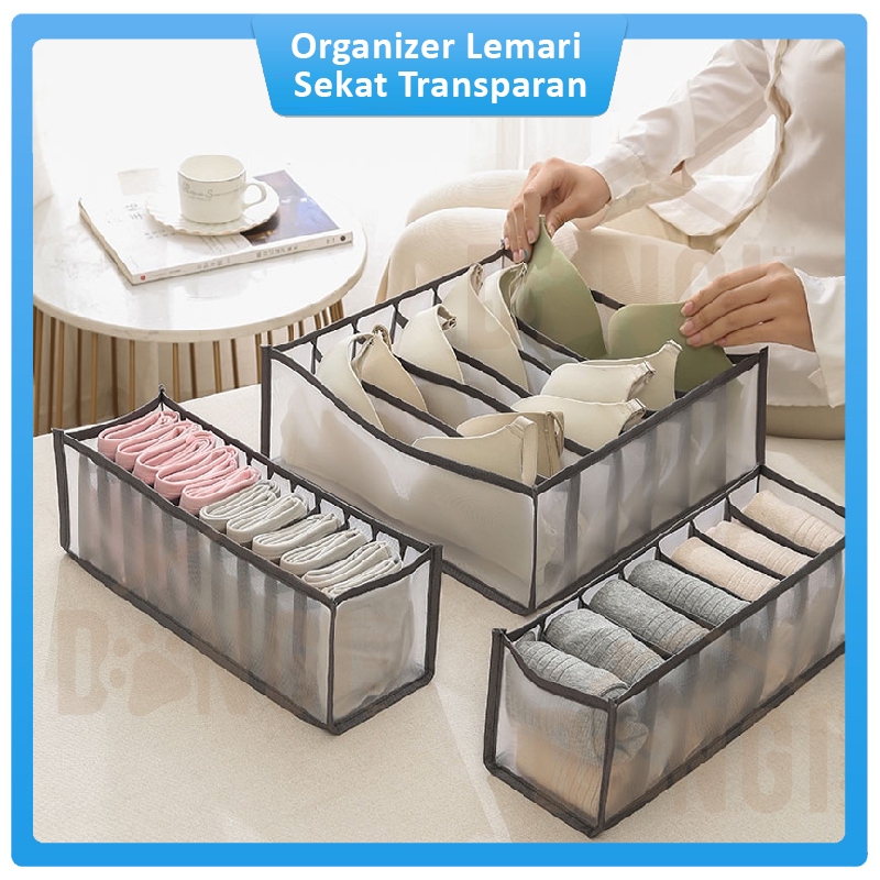 Jual Storage Box Kaos Kaki Celana Dalem Kotak Kaos Kaki Tempat Pakaian ...