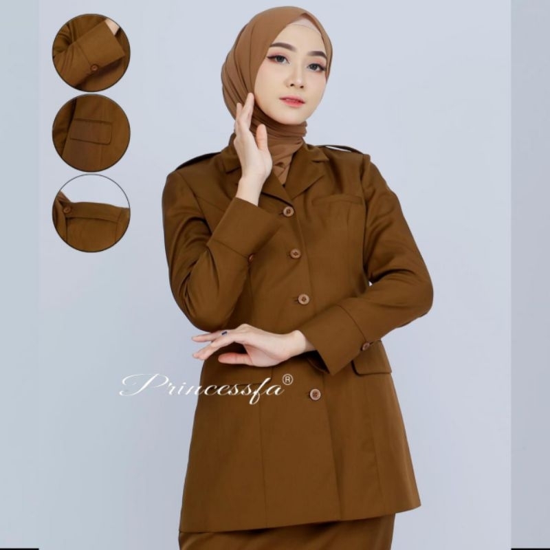 Jual SERAGAM PRINCESSFA PEMDA TUA STELAN PEMDA ACEH PEMDA GELAP SERAGAM KERJA PDH WANITA SERAGAM ...