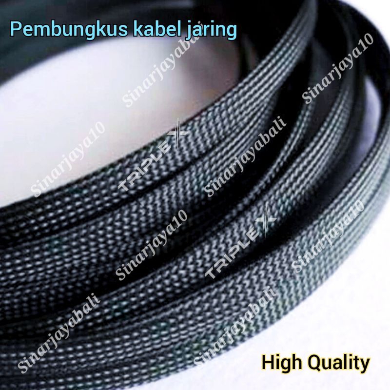 Jual pembungkus kabel jaring sleeve cable braided sleve sleeved sleeves ...