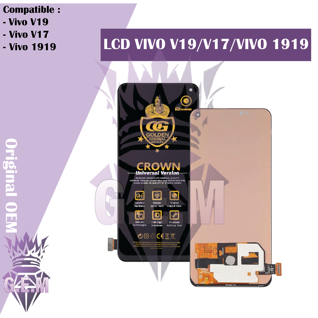 Jual LCD TOUCHSCREEN VIVO V19 / V17 / VIVO 1919 FULLSET COMPLETE ...