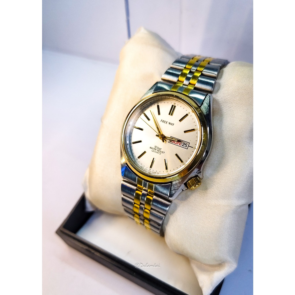Jual Jam Citizen Free Way Gold JDM Quartz Vintage freeway exceed dolce ...
