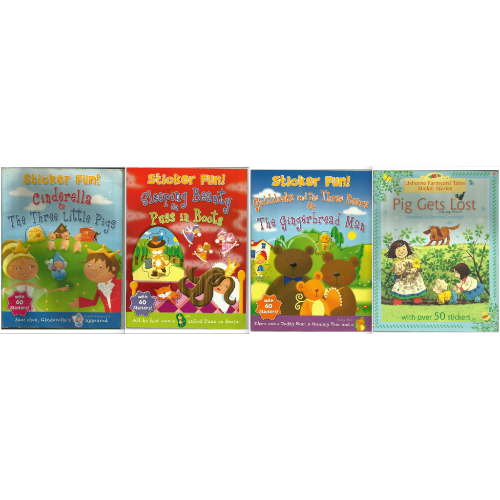 Jual 4 buku: Pig Gets Lost, Sleeping Beauty & Puss in Boots, Goldilocks ...