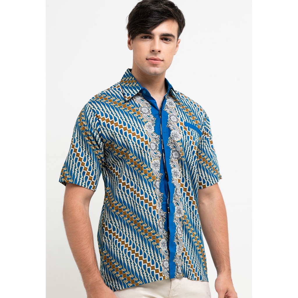 Jual Arjuna Weda Hem Batik Pria Motif Parang Simetris | Shopee Indonesia