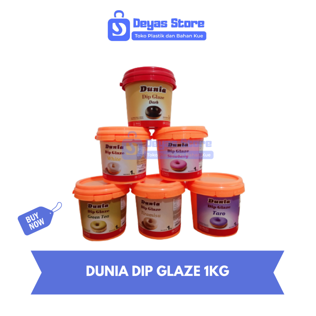 Jual DIP GLAZE DUNIA 1KG/TOPPING DONAT/TOPPING KUE 1KG | Shopee Indonesia