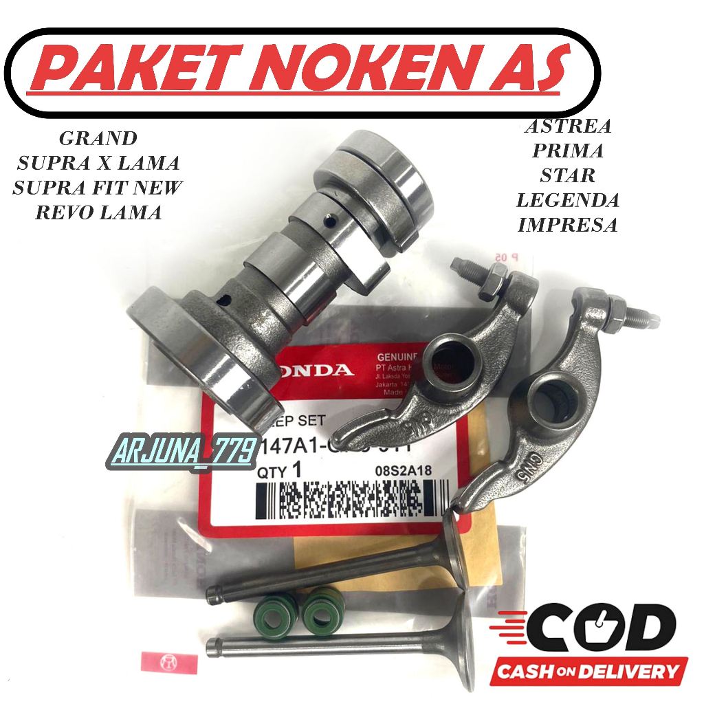 Jual PAKET NOKEN AS KOMPLIT HONDA GRAND SUPRA X LAMA FIT NEW REVO LAMA ...