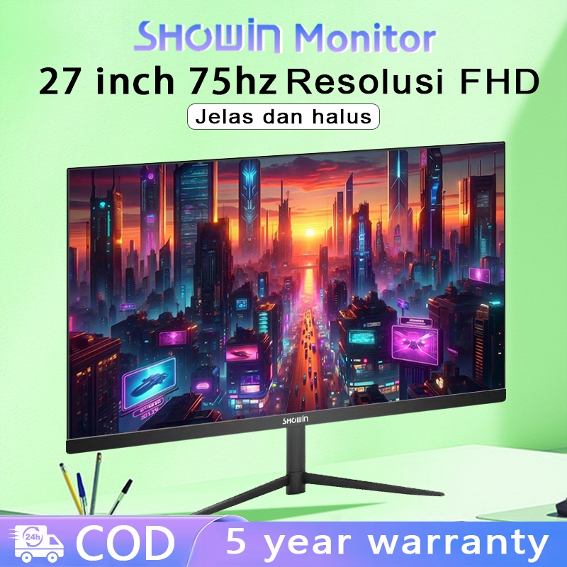 Jual SHOWIN LED Monitor 27 Inch Monitor Komputer dengan Desain ...