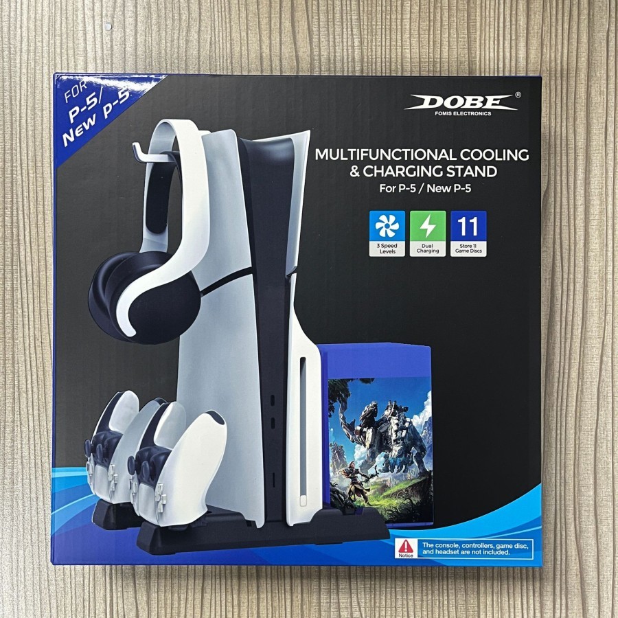 Jual Dobe Multifuntional Cooling Stand PS5 fat Disc PS5 Slim digital PS ...