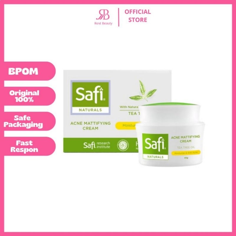 Jual SAFI - Safi Naturals Acne Mattifying Cream 20gr | Shopee Indonesia