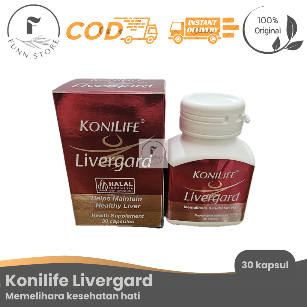 Jual KONILIFE LIVERGARD - 30 KAPSUL / UNTUK KESEHATAN HATI / MEMELIHARA ...
