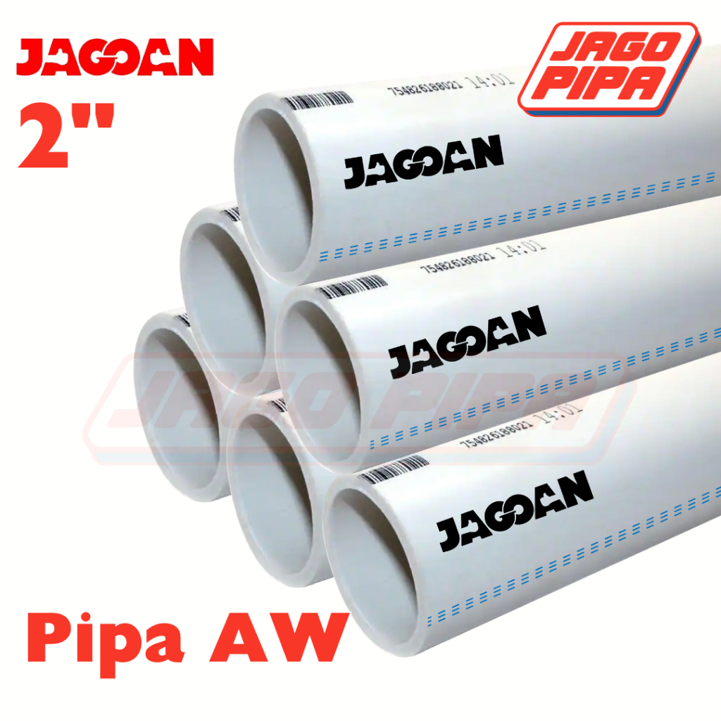 Jual Jagoan Pipa AW 2 Inch Pipa PVC Air Bersih MOF 4 Meter Paralon ...
