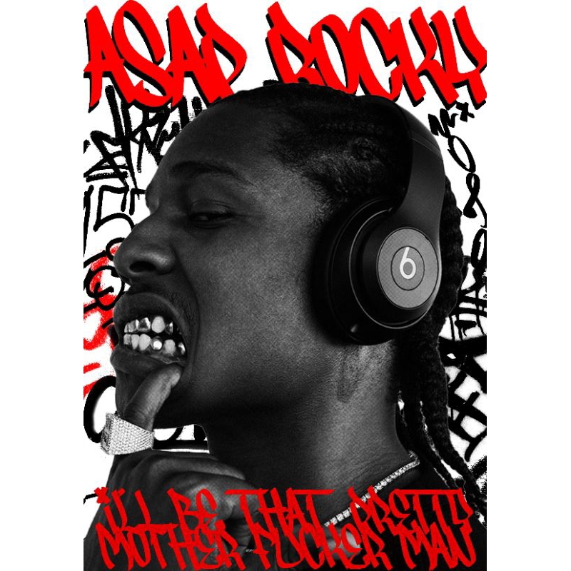 Jual POSTER DINDING/POSTER RAPPER/POSTER ASAP ROCKY | Shopee Indonesia