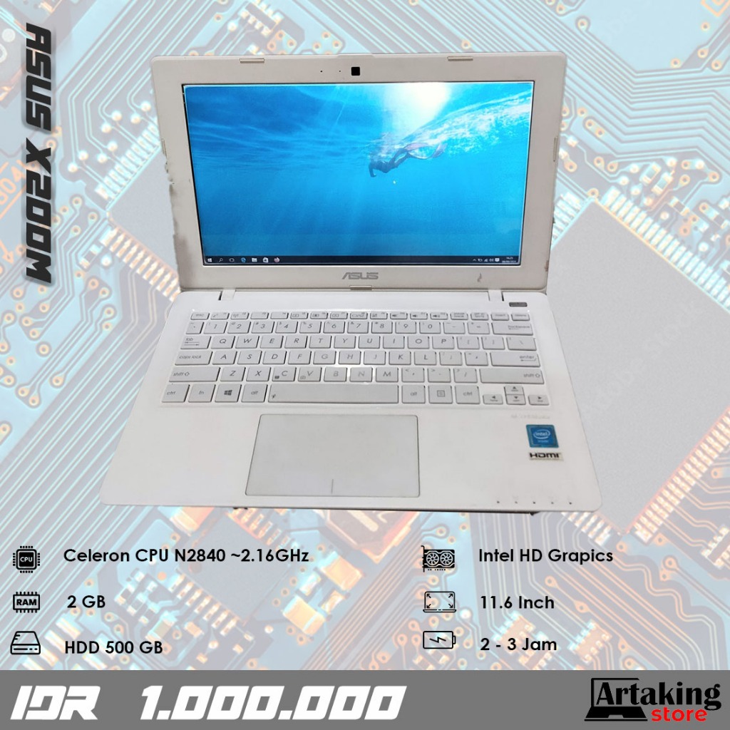 Jual Asus X200M - Celeron N2840 - Normal Semua Siap Pakai | Shopee Indonesia