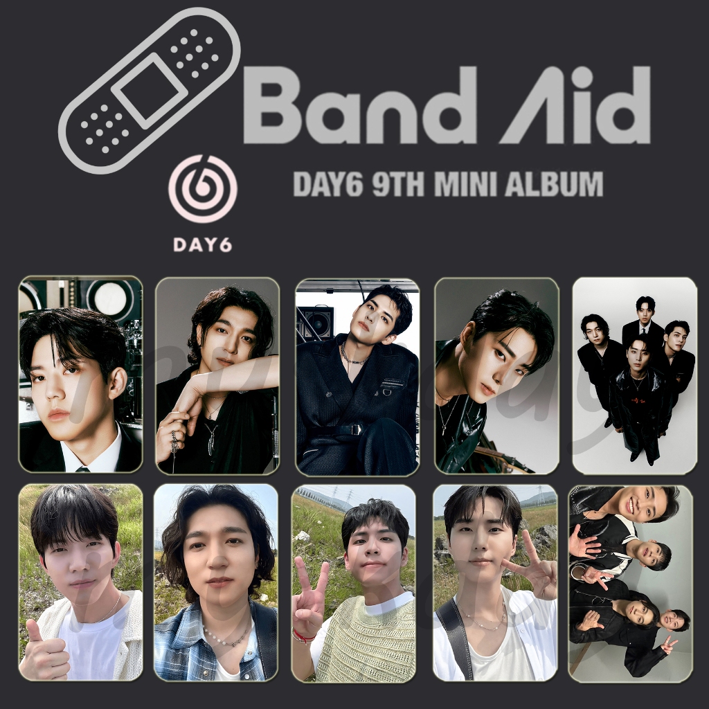 Jual PC-1768, Unofficial Photocard DAY6 Band Aid 2 sisi | Shopee Indonesia