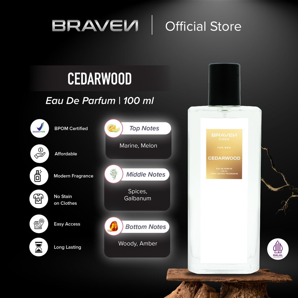 Jual Braven Code Eau De Parfum 100ml - Parfum Pria | Shopee Indonesia