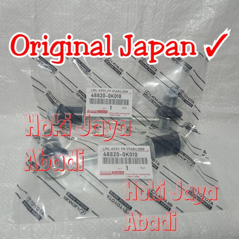Jual Link Stabil Stabilizer Link Tie rod Stabil Stabilizer Depan Toyota ...