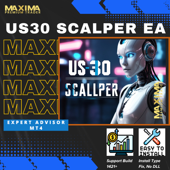 Jual Robot Trading US30 Scalper EA MT4 v1.4 - NODLL | Shopee Indonesia