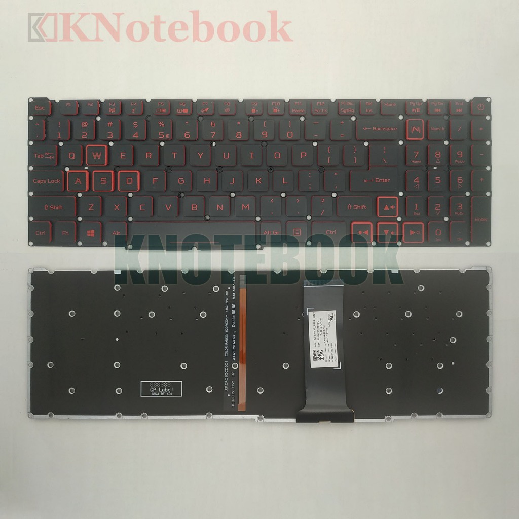 Jual Keyboard Acer Nitro 5 AN515-43 AN515-54 AN517-51 Gaming | Shopee ...
