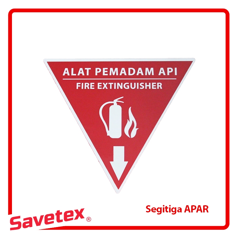 Jual Segitiga APAR / Rambu Akrilik Alat Pemadam Api Ringan | Shopee ...