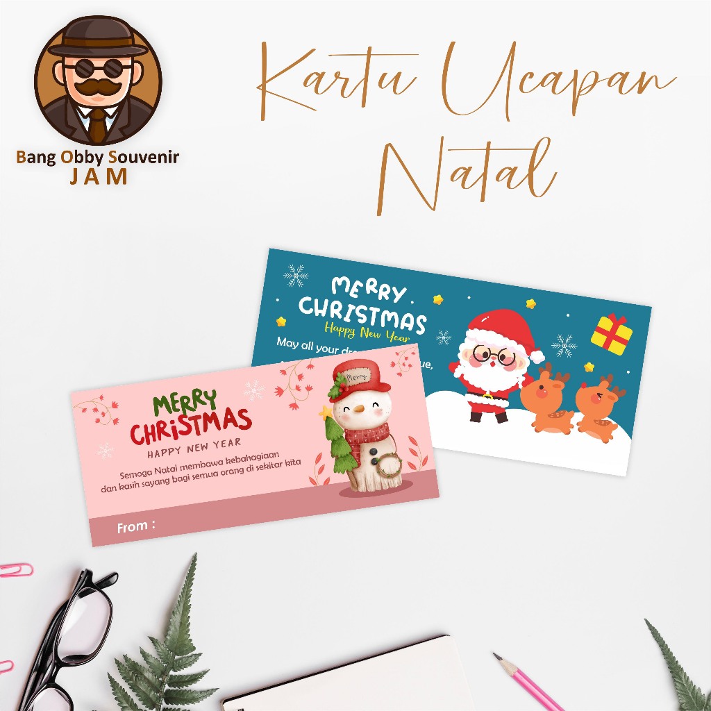 Jual KARTU UCAPAN NATAL GIFT CARD MERRY CHRISTMAS - (WAJIB ORDER ...