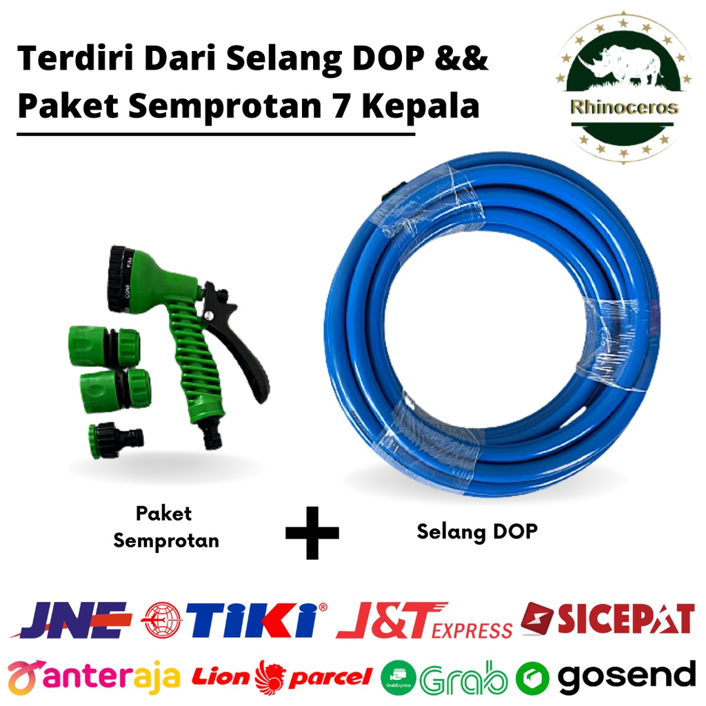Jual Paket Selang Air Dop 1/2 2mm 20 Meter Semprotan Air Slang Air Set ...