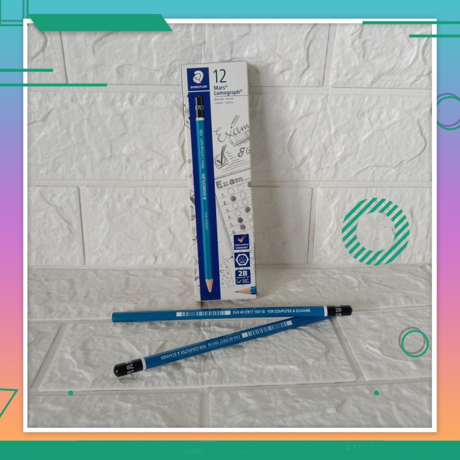 Jual PENSIL KAYU STAEDTLER 2B dan HB ORIGINAL ASLI - 2B, PAK | Shopee ...