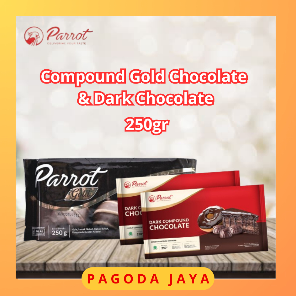 Jual Parrot Premium Chocolate Compound 250gram | Shopee Indonesia