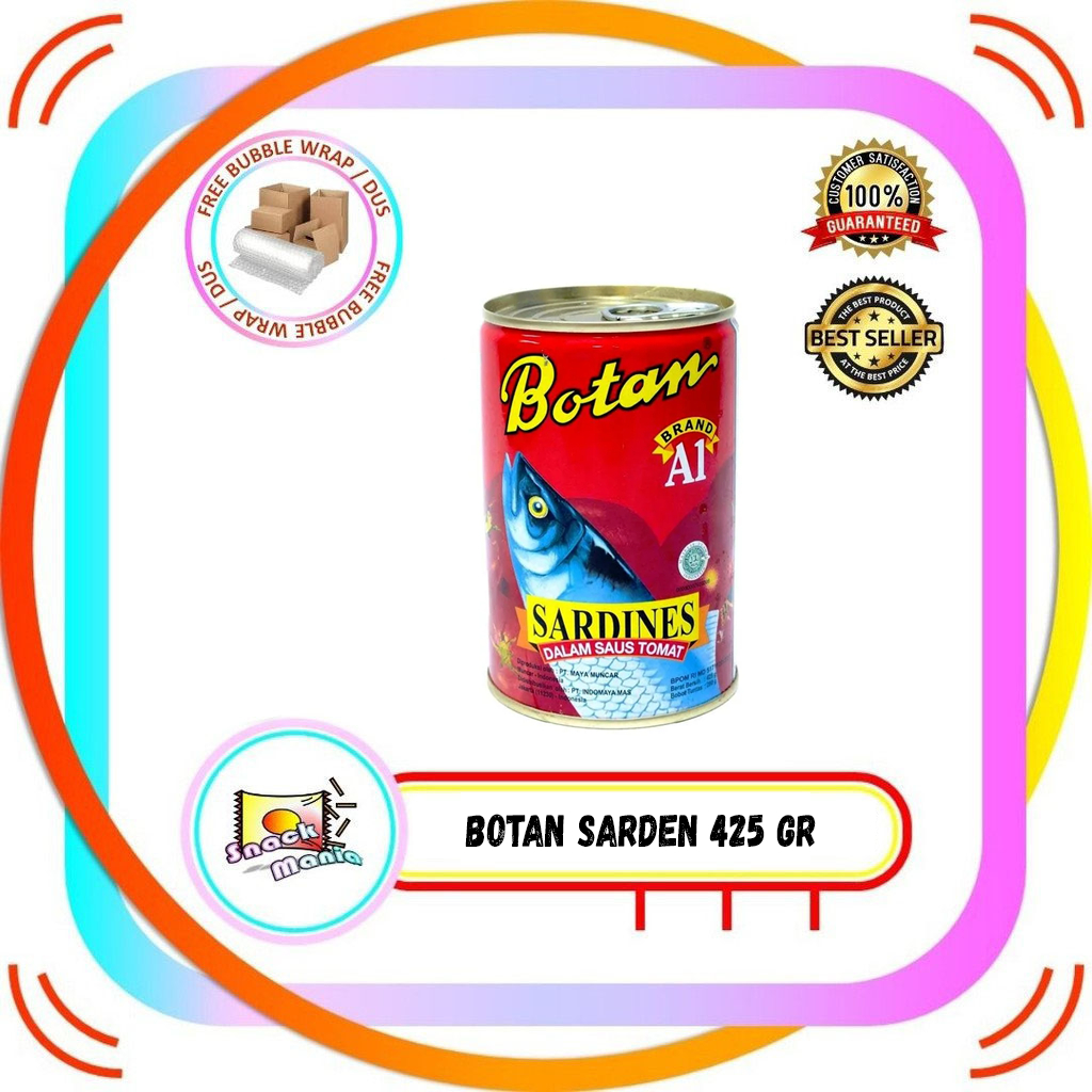 Jual Botan A1 Sardines in Tomato Sauce 425 gr Sarden Kaleng | Shopee ...