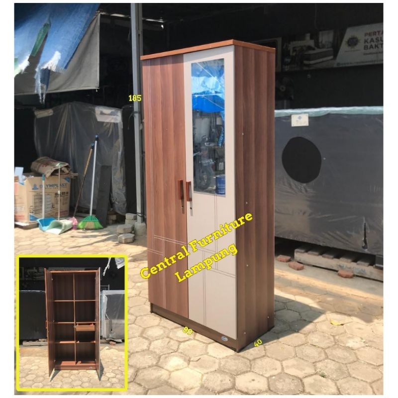 Jual Lemari Pakaian/Lemari Penyimpanan Full Rak | Shopee Indonesia
