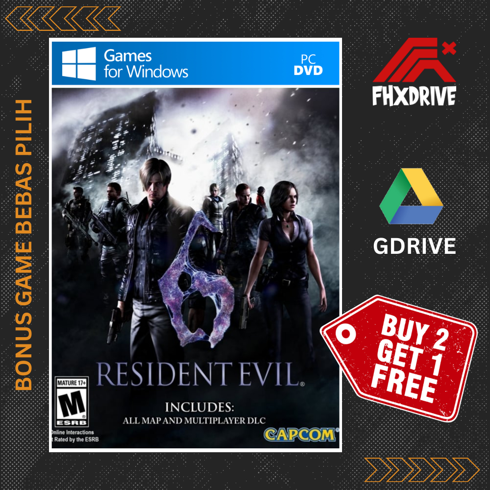 Jual RESIDENT EVIL 6 | GAME PC | BELI 2 GRATIS 1 | Shopee Indonesia