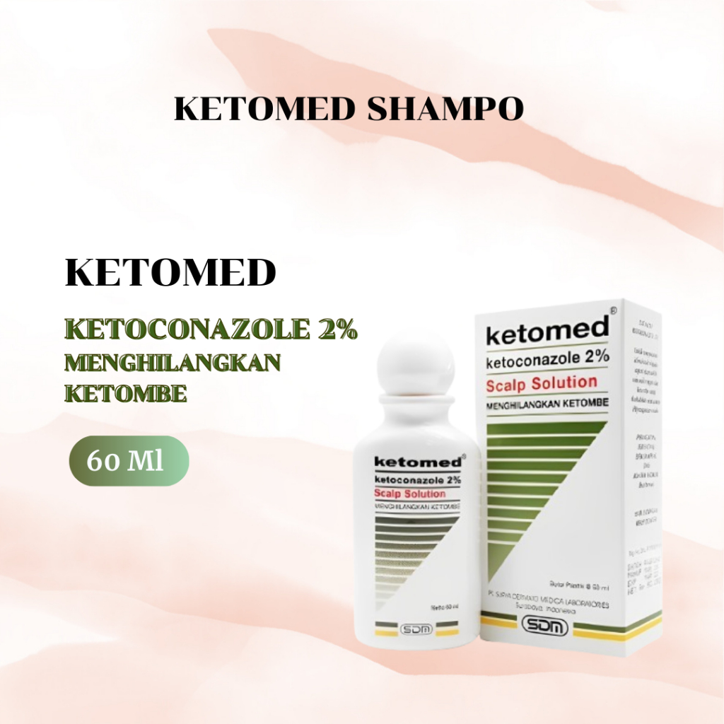Jual KETOMED | SHAMPO ANTI KETOMBE | ANTI GATAL | 60ML | Shopee Indonesia